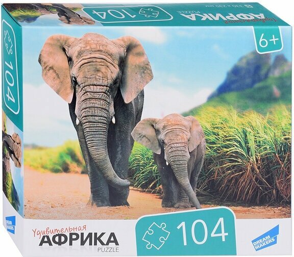 Пазл Dream Makers-Board Games Африка 104 детали RI1001