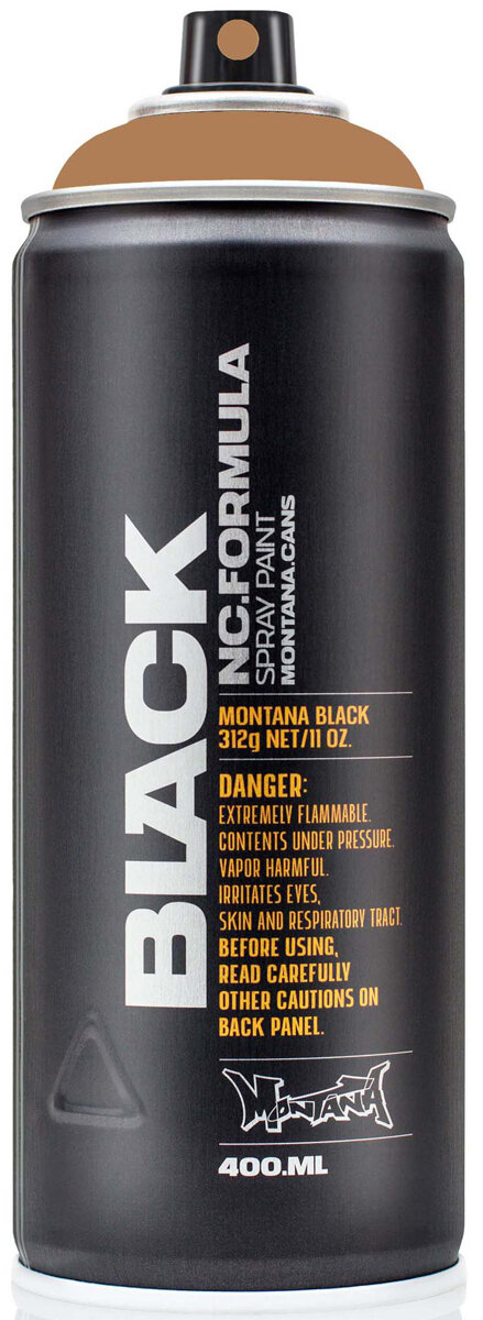 Краска для граффити аэрозольная MONTANA BLACK фраппе 0,4л 8050 BLK
