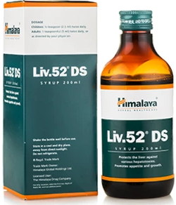 Сироп Лив 52 ДС Хималая Liv.52 DS Syrup Himalaya для печени, при циррозе, гепатите, анемии.