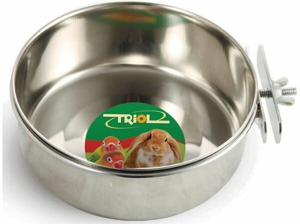 Triol Миска металлическая с держателем на винтах (77610C) 0,15л