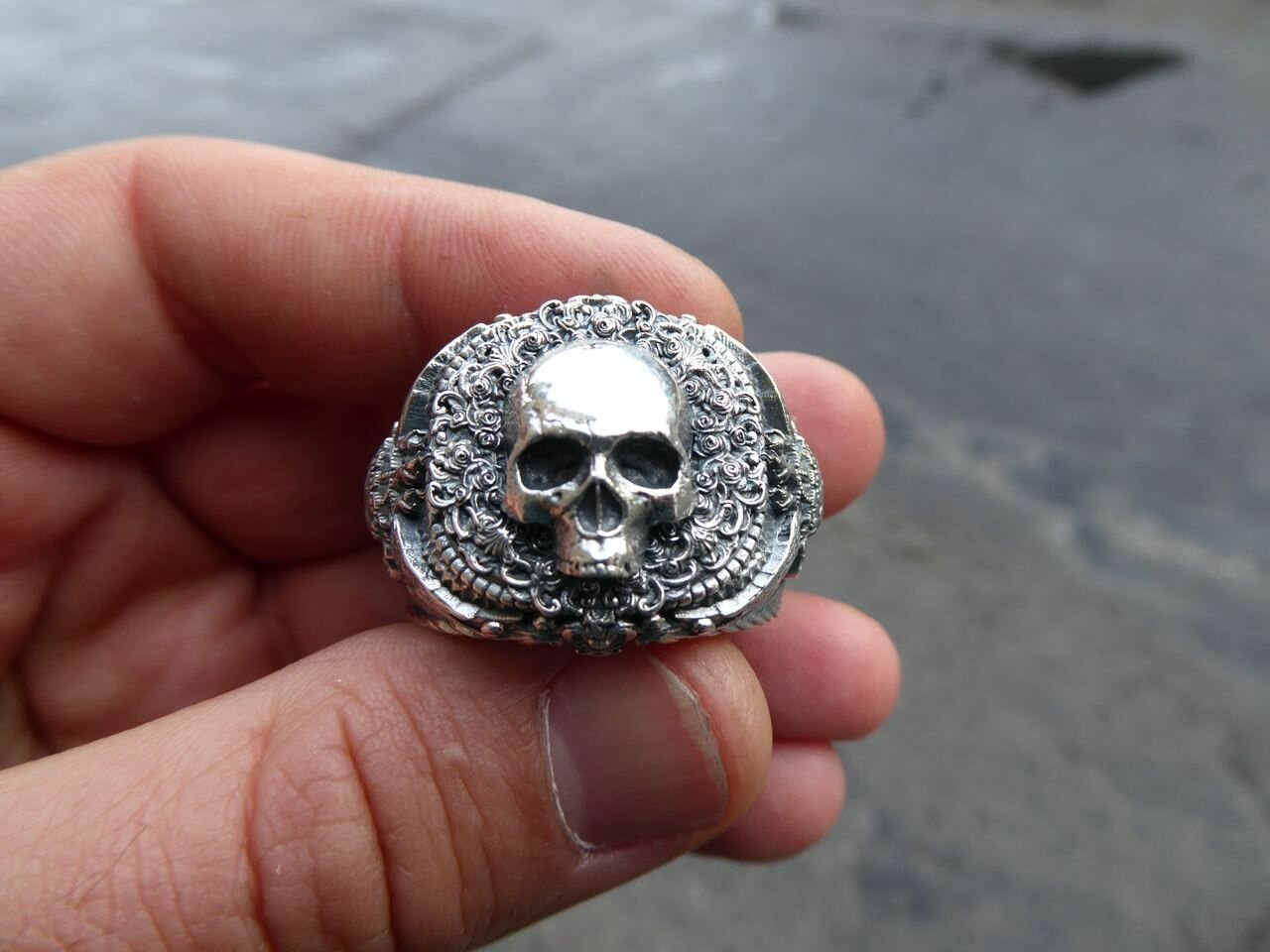 Печатка, серебро, 925 проба