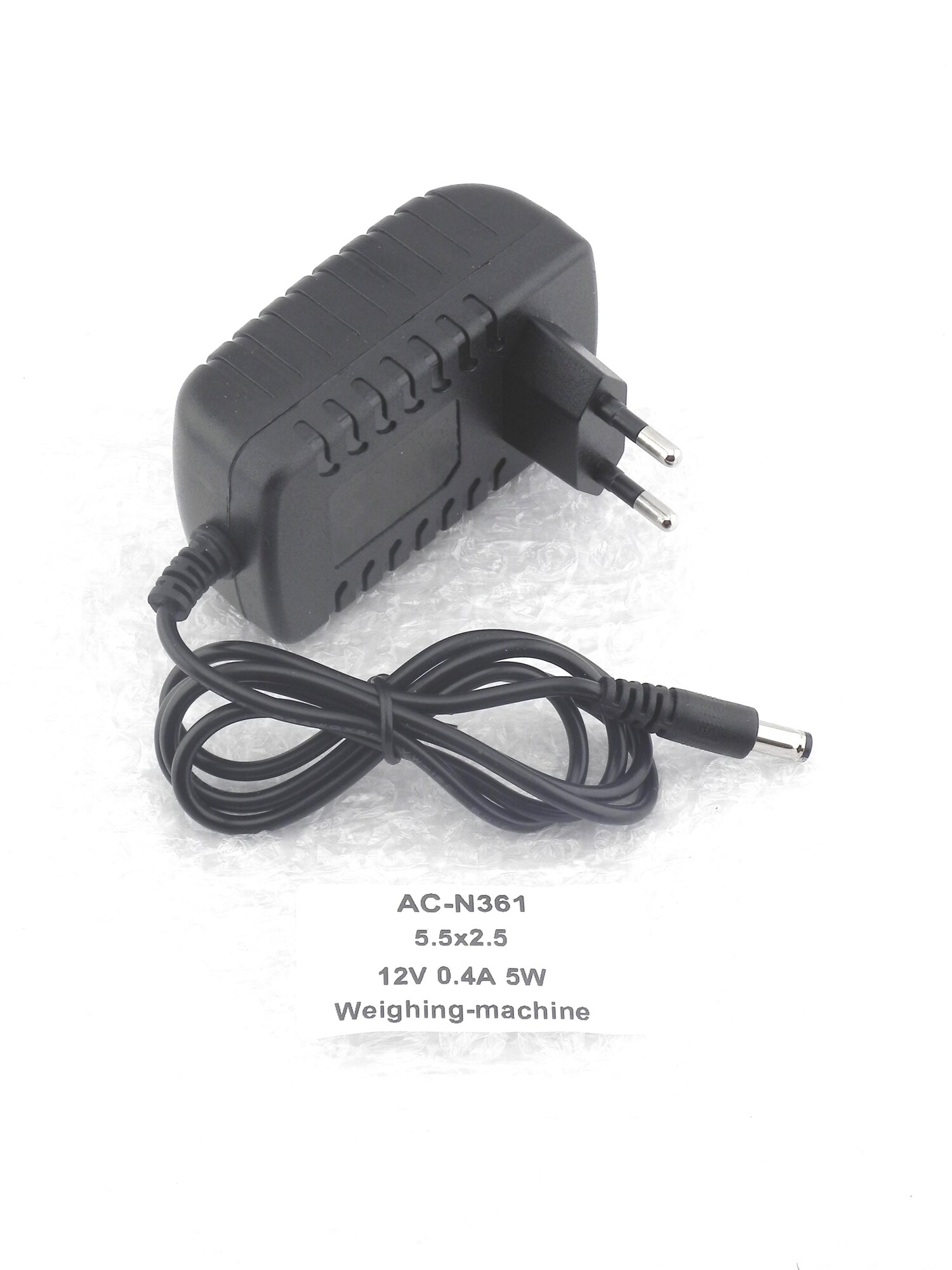 Универсальный блок питания 12V 0.4A 4.8W 5.5*2.5 прямой штекер