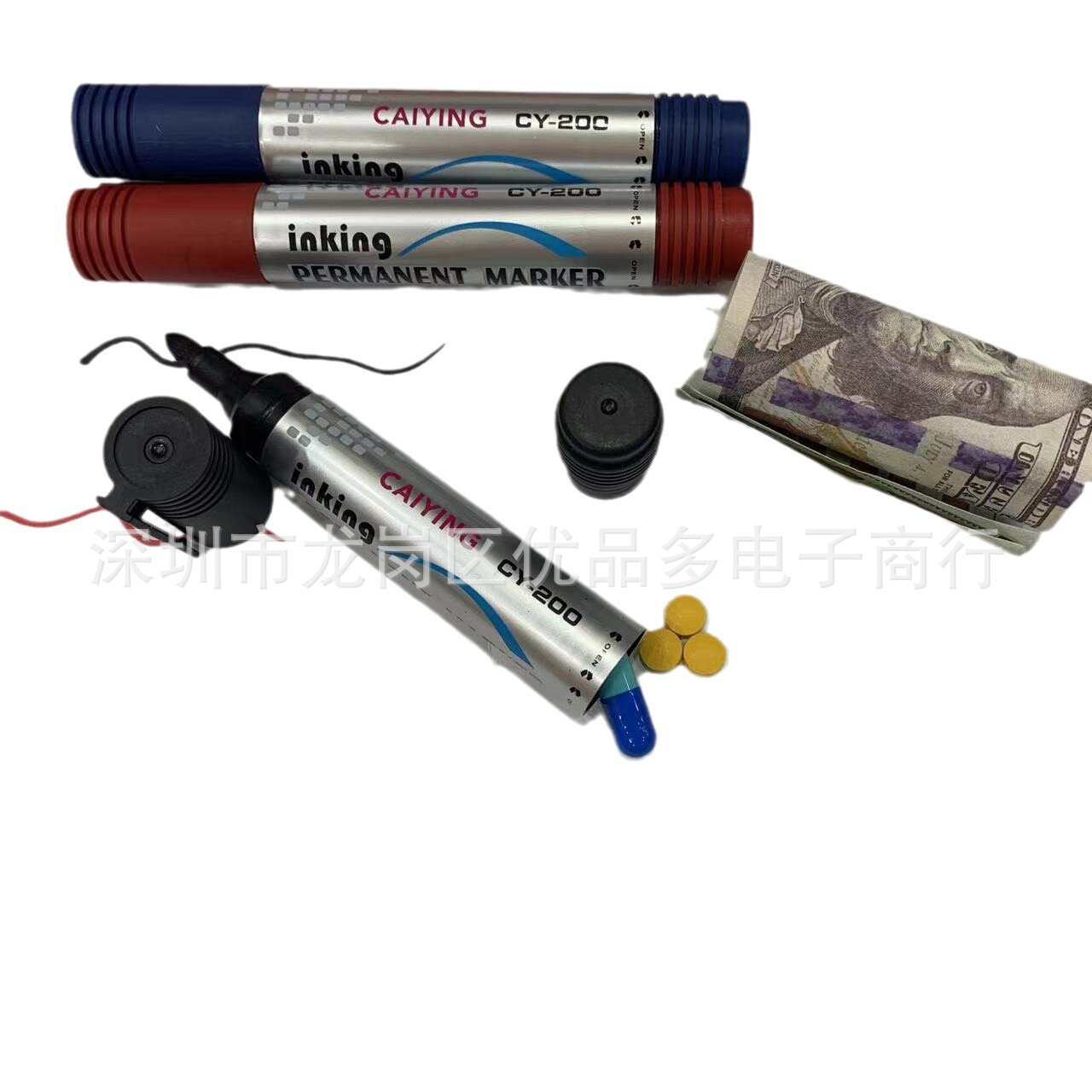 Маркер тайник мини сейф шкатулка серебристый