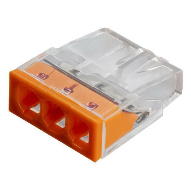 NAVIGATOR клемма соединительная NTC-NC 3х2,5 кв. мм, 5 шт, с оранжевой пастой