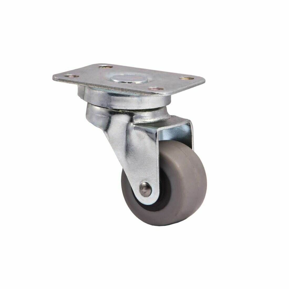 Колесо мебельное d30мм с резиновым ободом, Н=47, высокое