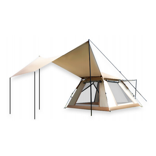 Палатка полуавтоматическая с тентом, 2400x2400x1550/2880x2670 мм