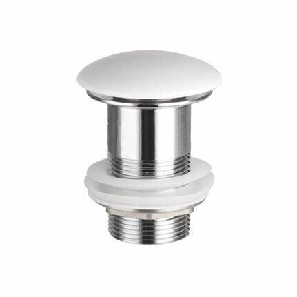 Донный клапан Ceramicanova CN2000MW с керамической накладкой click-clack белый матовый