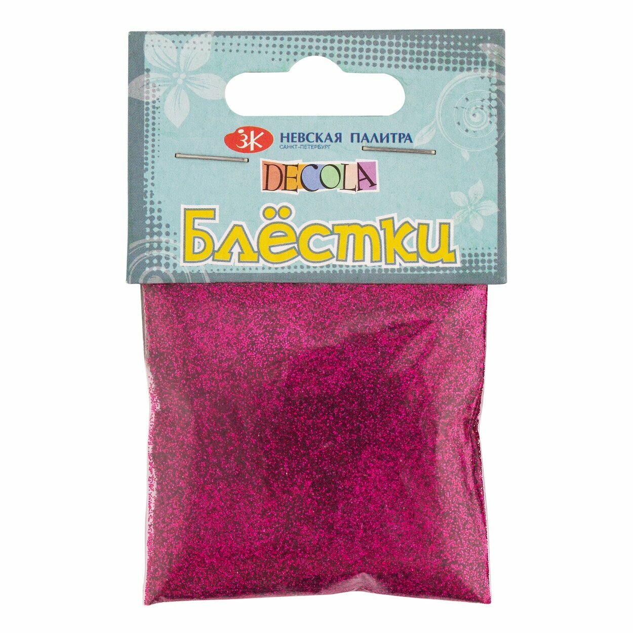 Глиттеры (блестки) декоративные DECOLA 0,3мм лиловый