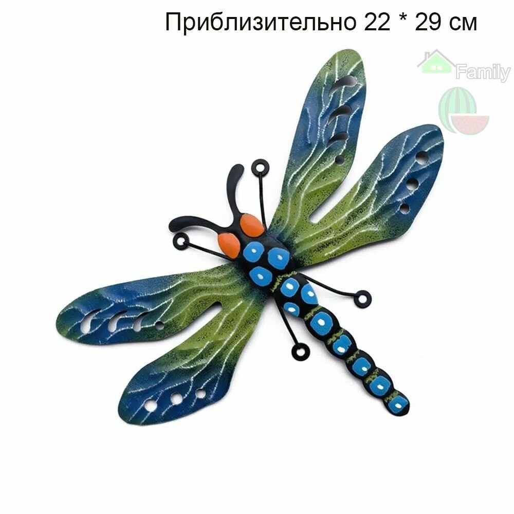 Подвеска для украшения стен Bee Festival-Зеленая стрекоза