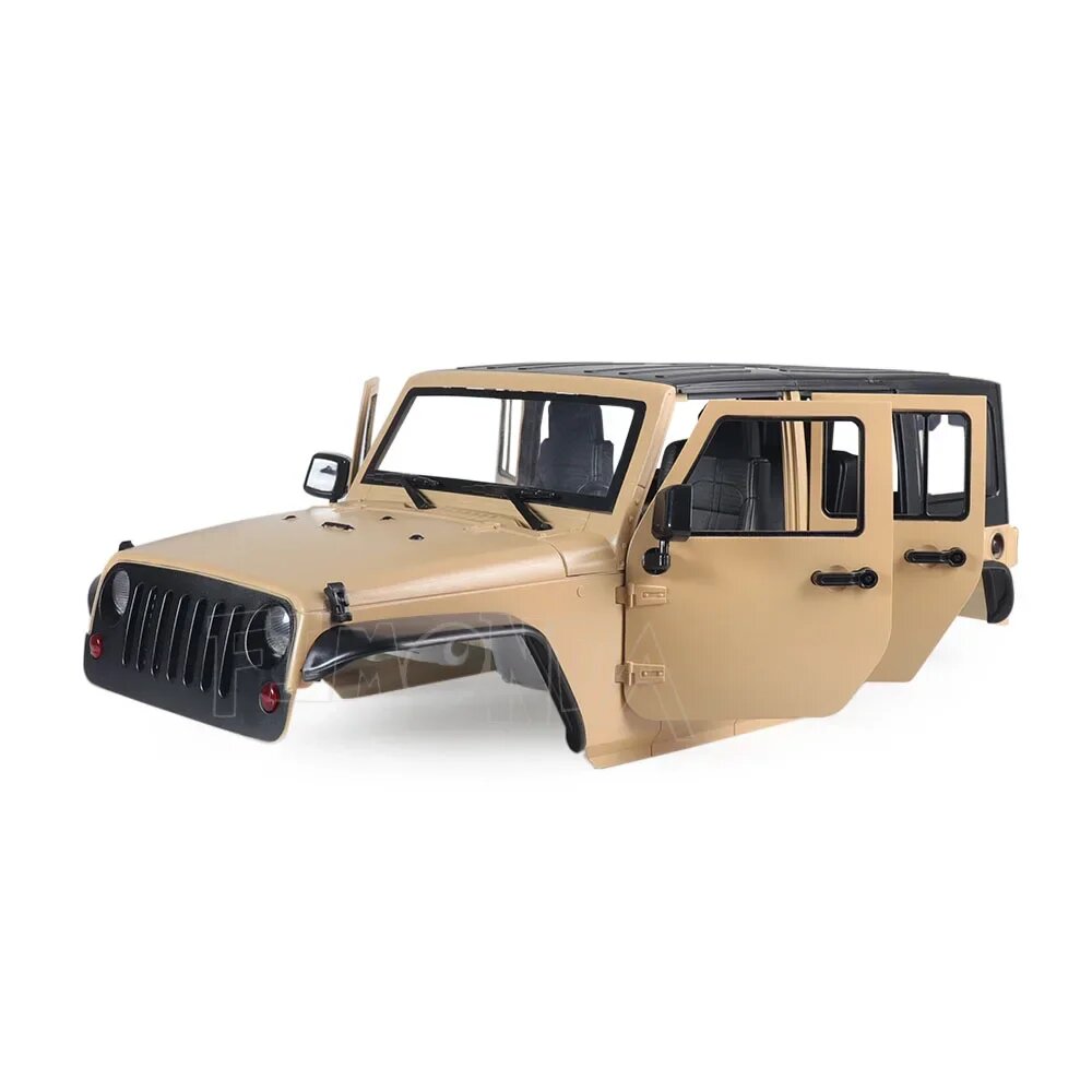 Fimonda 1/10 Jeep Wrangler JK Rubicon кузов Бежевый, Khaki