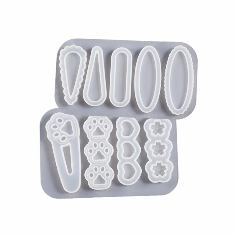 Силиконовая заколка для волос, смола, форма самостоятельного изготовления ювелирных изделий, инструмент литья, материал