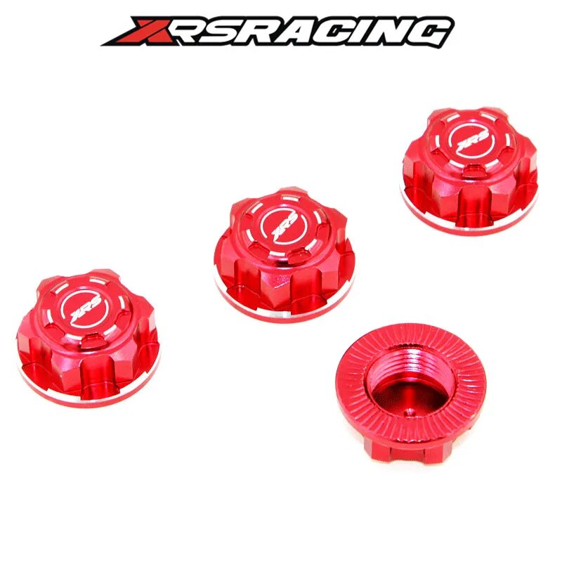 Металлическая гайка XRSRACING 1.0 для 1/8 багги GWOLVES Красный, Красный