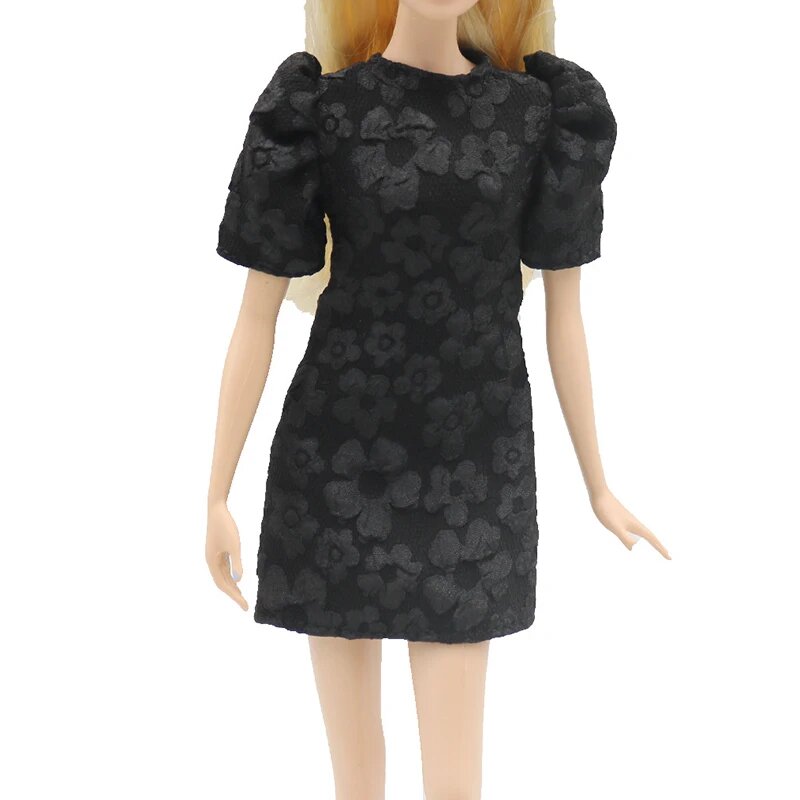 Платье для куклы 30 см Черный, Black Dress