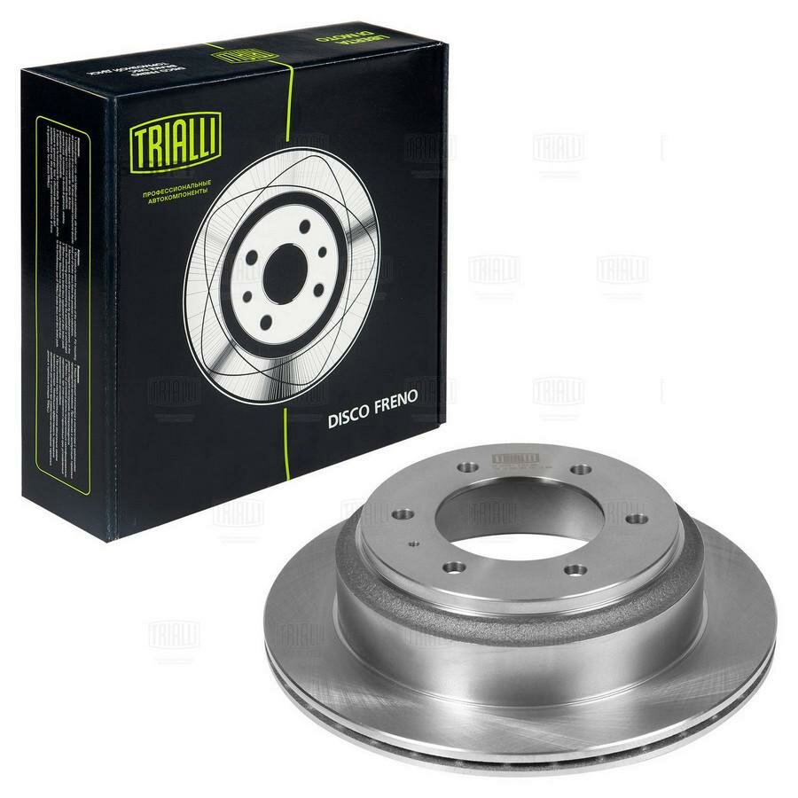 TRIALLI DF 270304 Диск тормозной задний Great Wall Hover (05-)/H3 (10-)/Н5 (11-) d=313