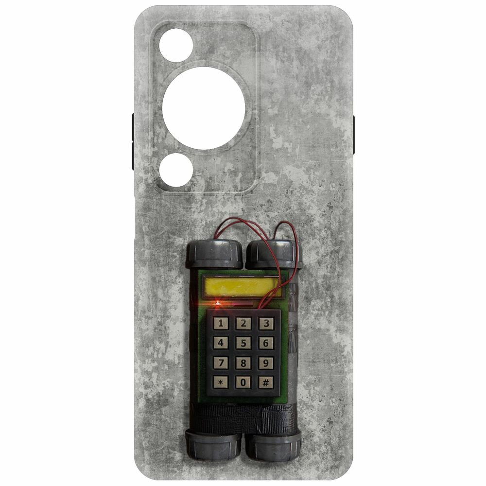 Чехол-накладка Krutoff Soft Case Cтандофф 2 (Standoff 2) - C4 для Huawei Nova Y63/Y72/Y72s черный