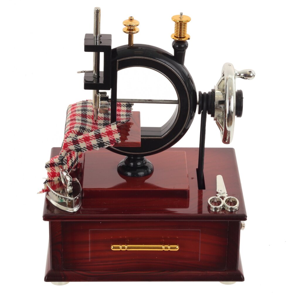 Изделие декоративное Швейная машинка (музык.), L16 W13 H20 см KSM-226869