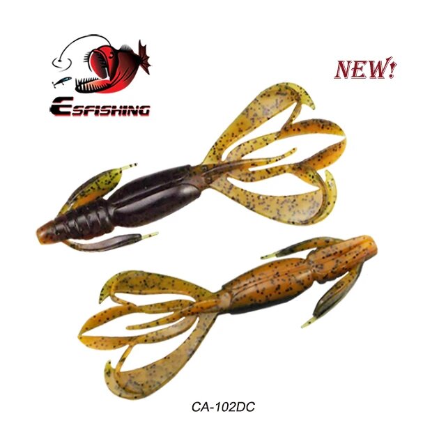 ESFISHING Crazy Flapper силиконовая приманка 110 мм 5 шт CA102DC