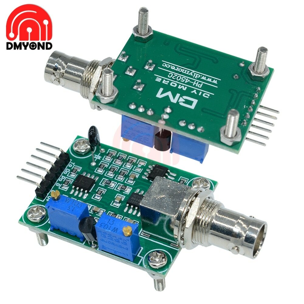 Датчик pH-метра PH4502C, регулятор обнаружения значения, модуль датчика, контроллер для тестирования воды, тестер pH-анализатор, инструмент