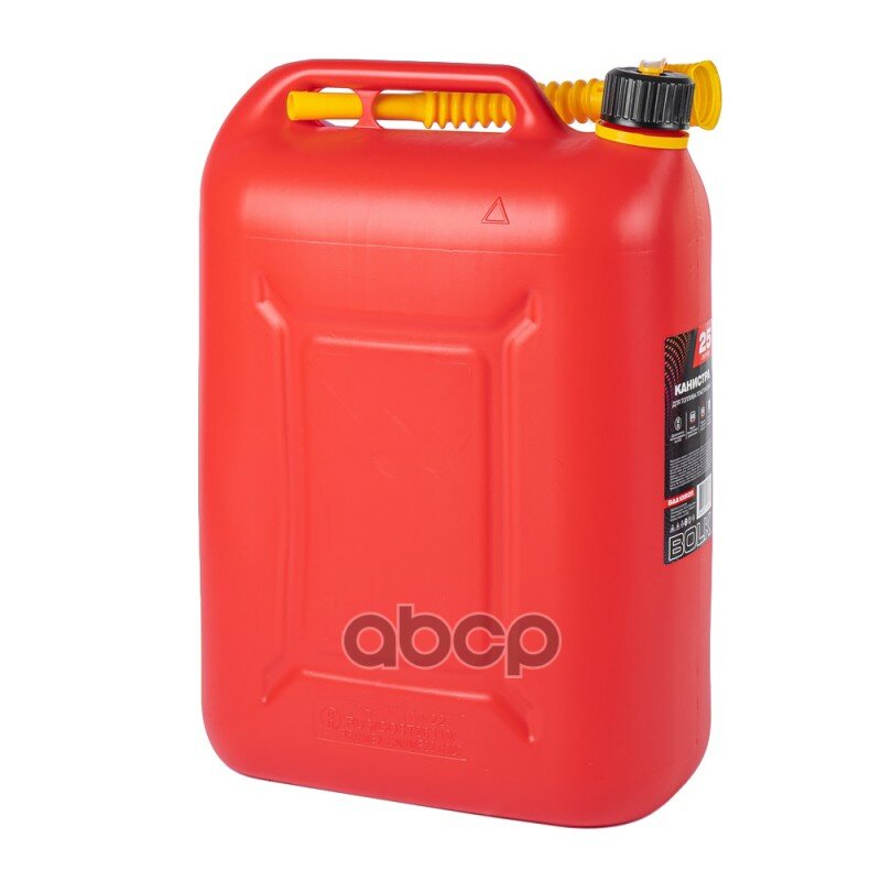 Канистра 25л для топлива пластиковая, крышка с защитой от детей / красная BOLK BAA105125 BOLK арт. BAA105125
