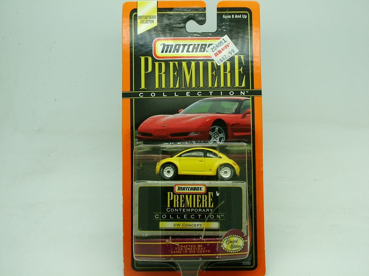 Машинка matchbox 1/64 Alloy model toy VW Concept