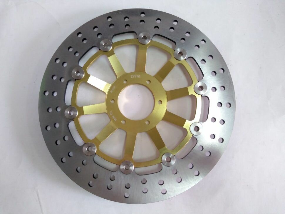 Тормозной диск передний Tarazon ZY916 для Honda CBR F 600 95-98, Honda VFR F 750 94-97, CBR RR 900 94-97, VTR F 1000 97-07 золотой