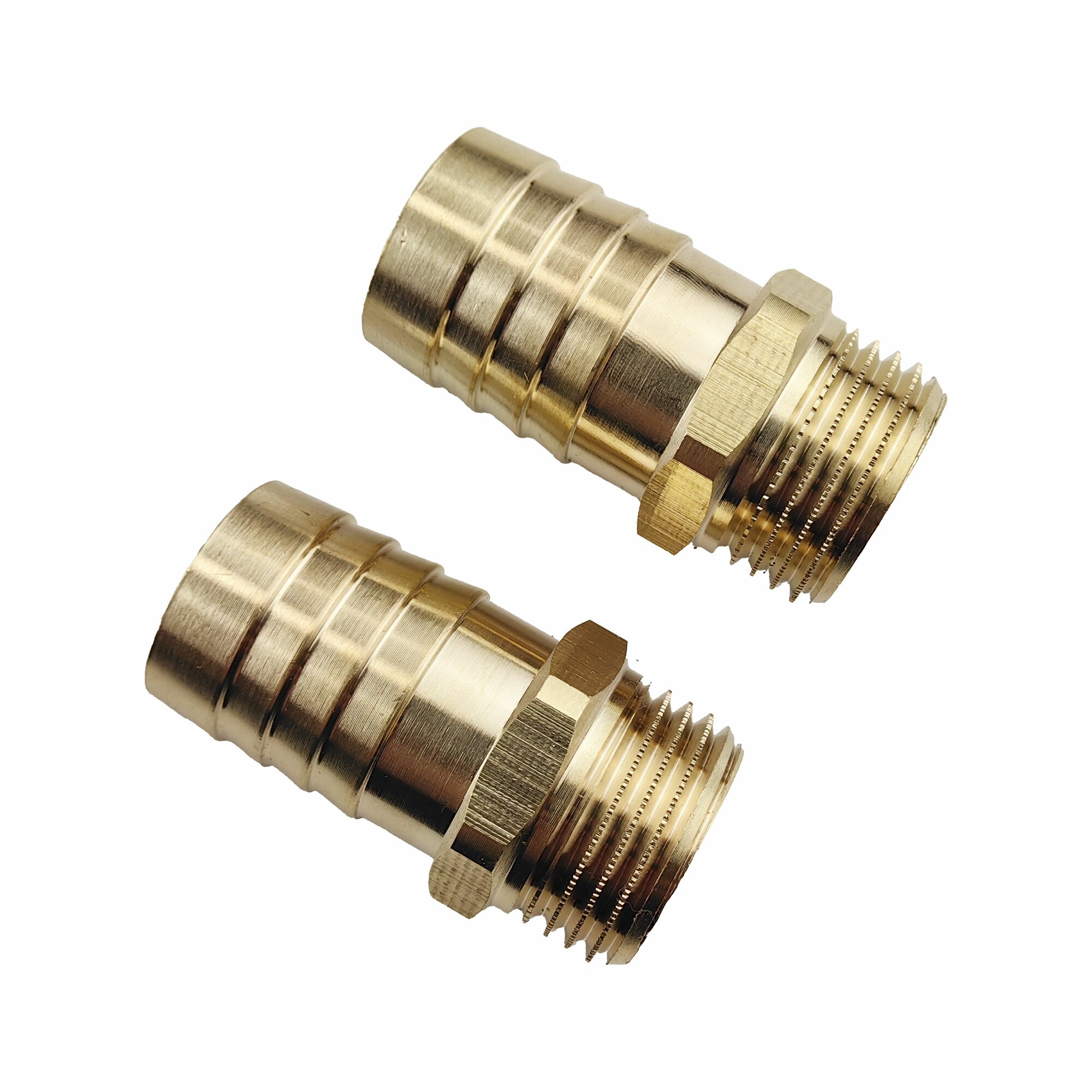 Штуцер HG для шлангов 1/2 НР х 20мм, 2 шт.