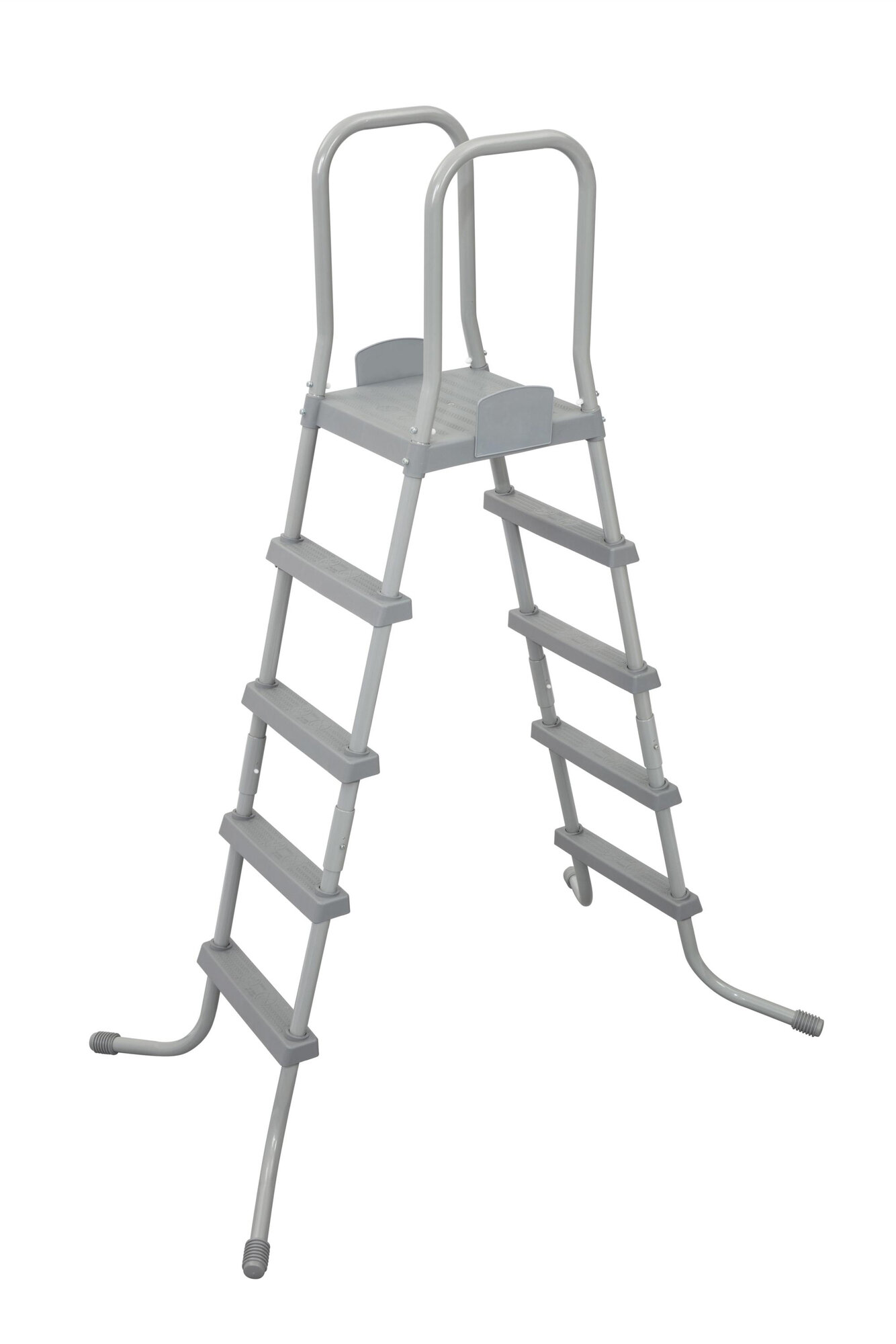 Лестница с площадкой для бассейнов высотой 132 см, Bestway (58337)