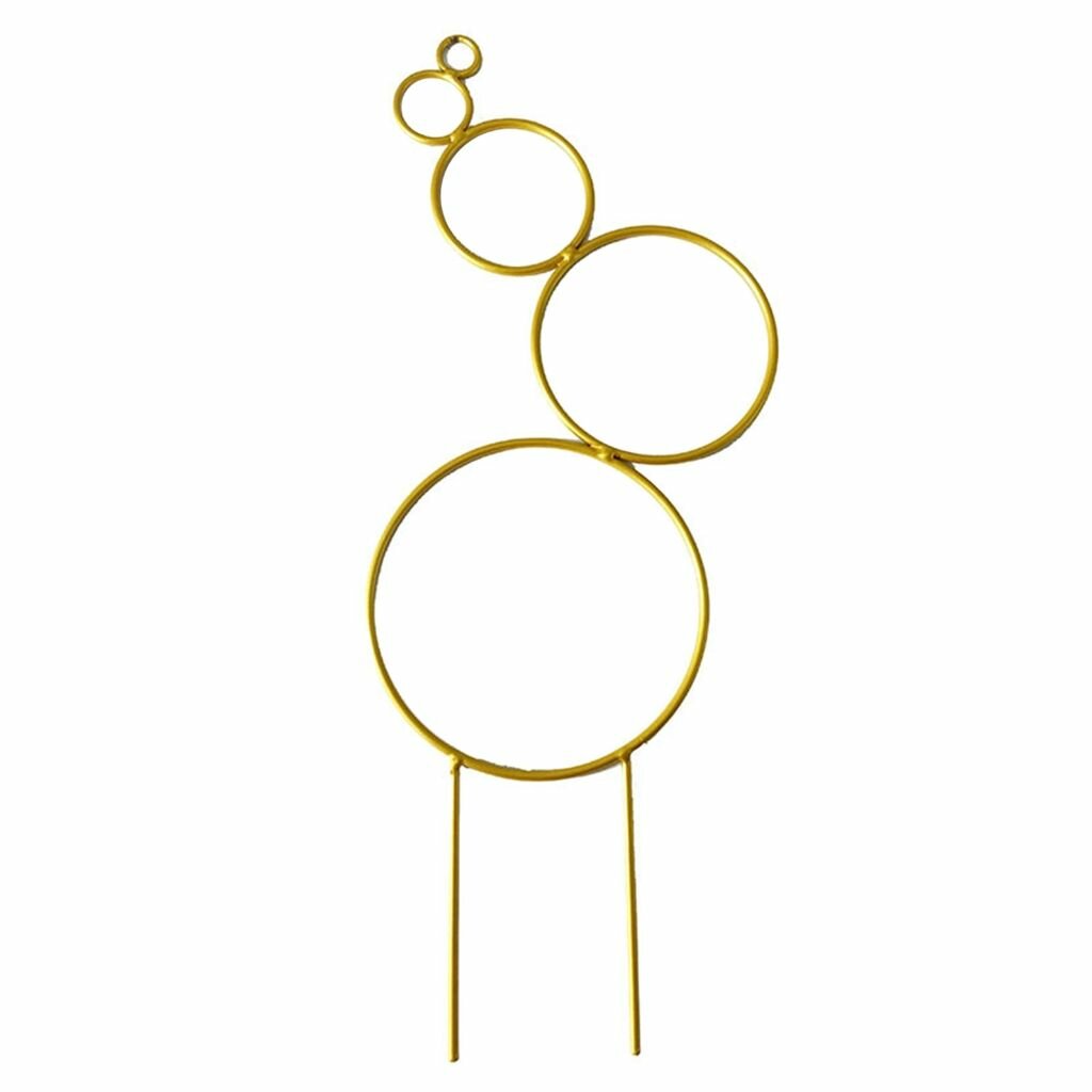 (1 шт.) Круглая альпинистская рамка Creative Circle Plant - золото