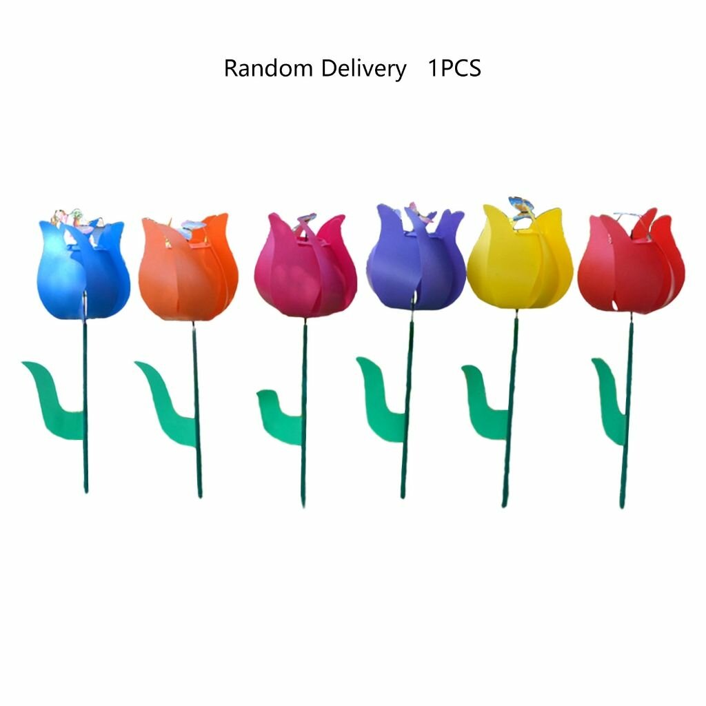 Цветочная ветряная мельница, игровой набор, игрушка для прядильщиков, искусственные уличные декорации, вертушки, украшения двора