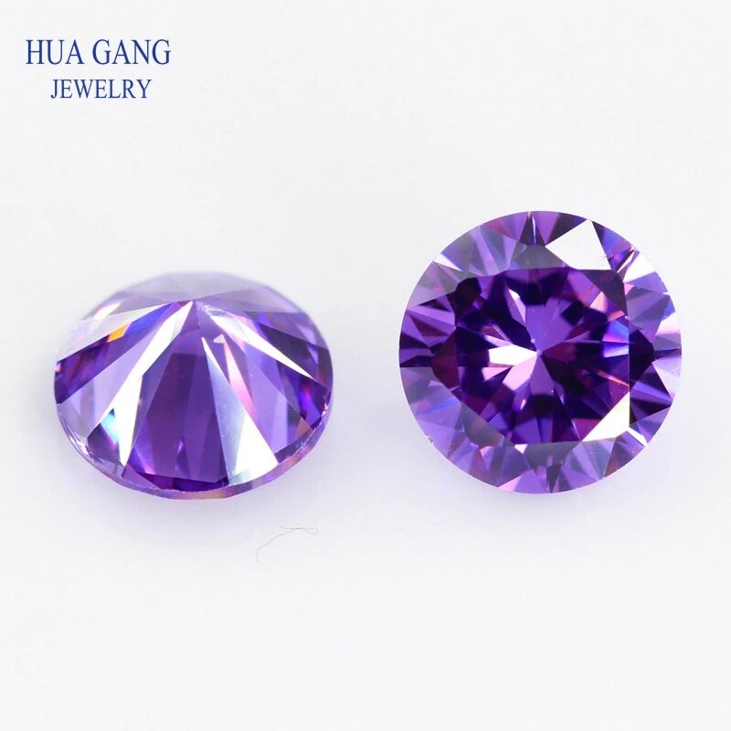 Бусины из кубического циркония Excellent Heart 1.0~20 мм Фиолетовый, 1.5mm-100pcs, amethyst