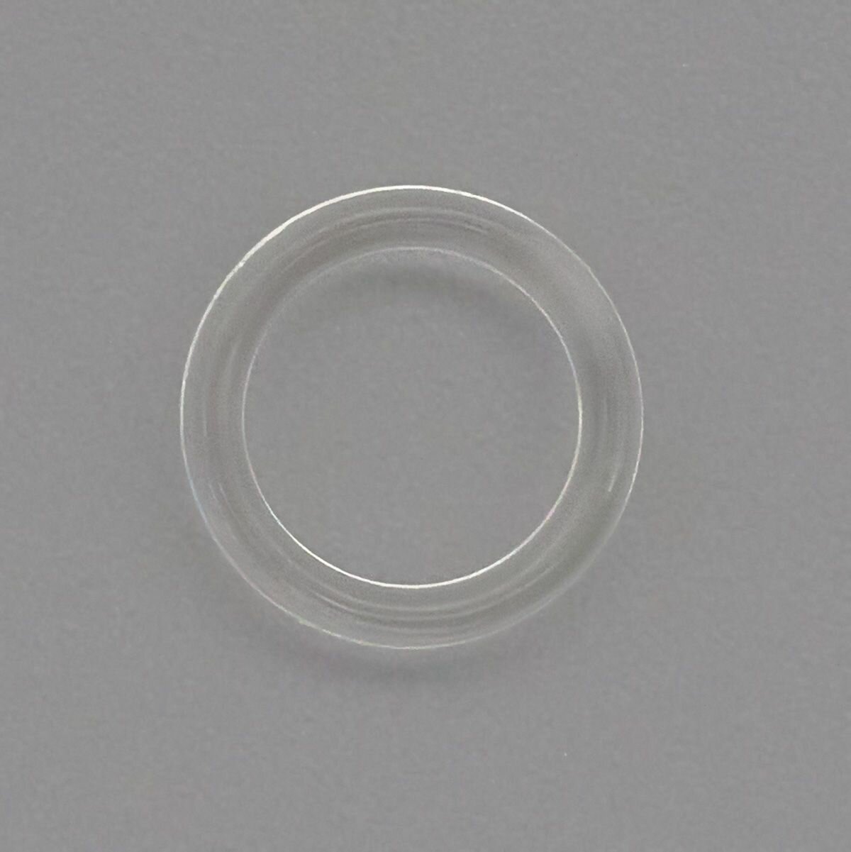 01-6775 Кольцо 8мм пластик BIG (прозрачный)