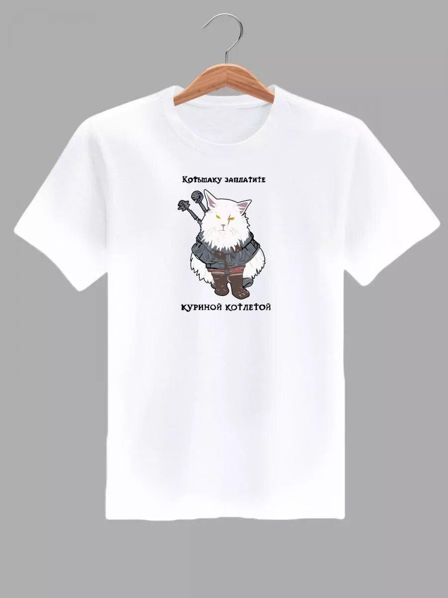 Футболка кот ведьмак