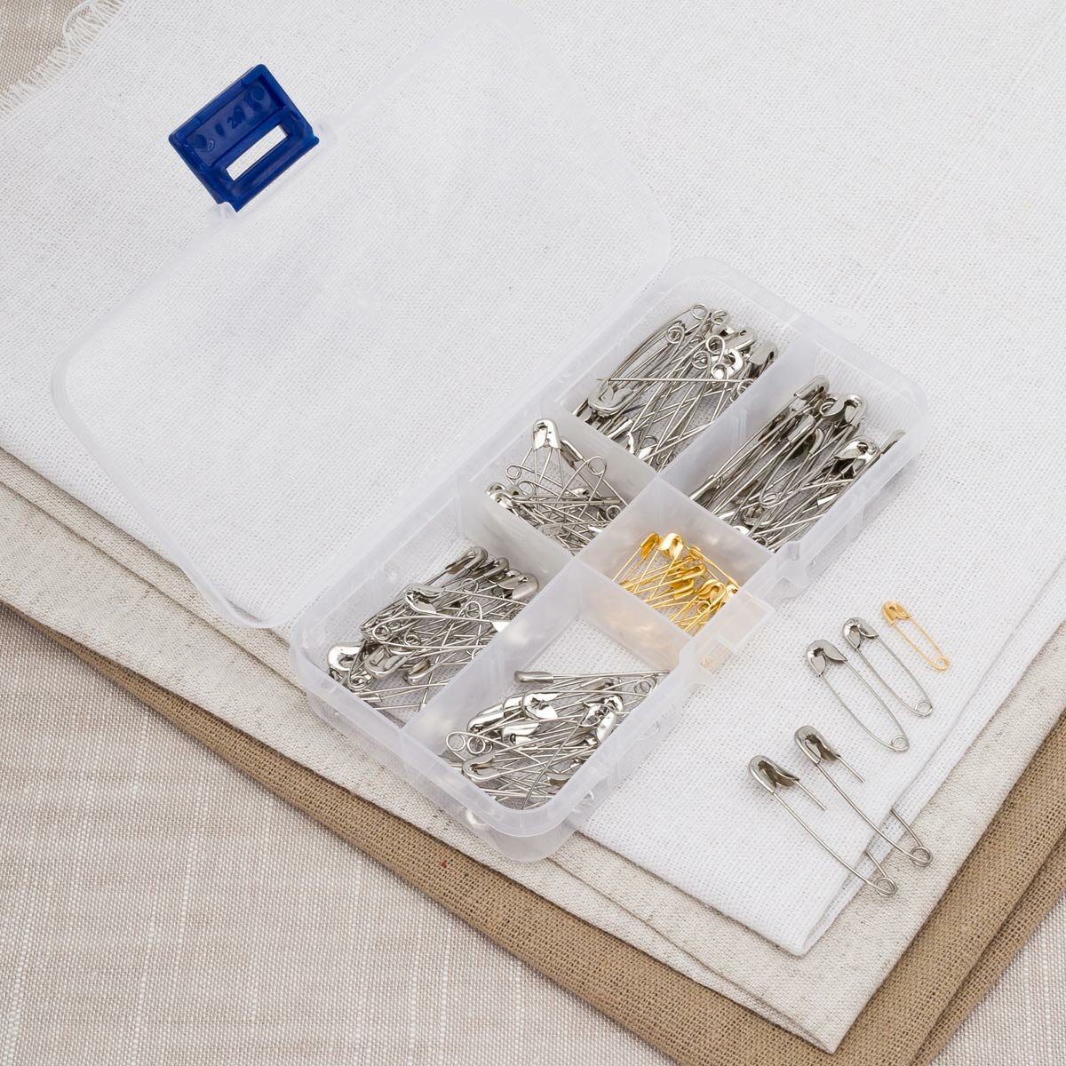 Набор английских булавок для шитья и рукоделия, Айрис, 120 шт