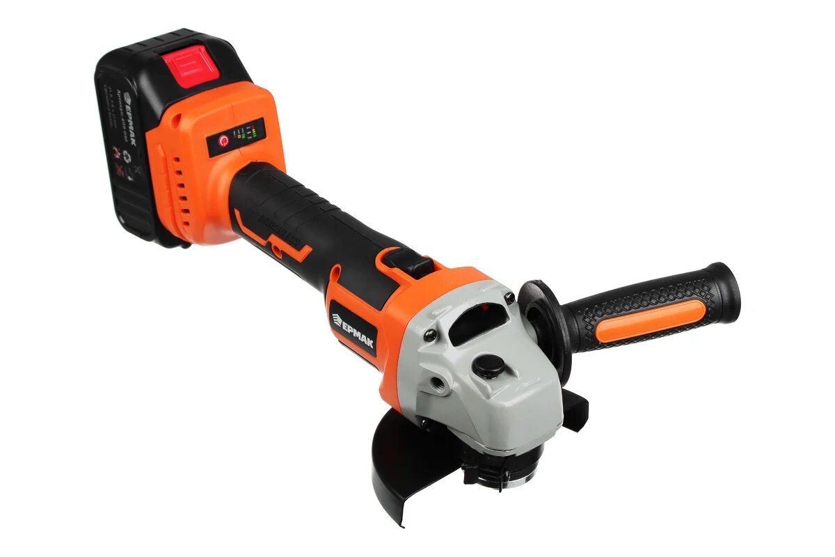 Ермак Машина шлифовальная угл Аккум УШМ-125/21В Li-On 4А*ч 2 АКБ 0-8000об 699-040