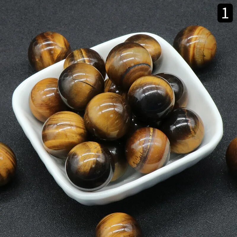 Аметист 20 мм, декоративный камень Tiger Eye Stone