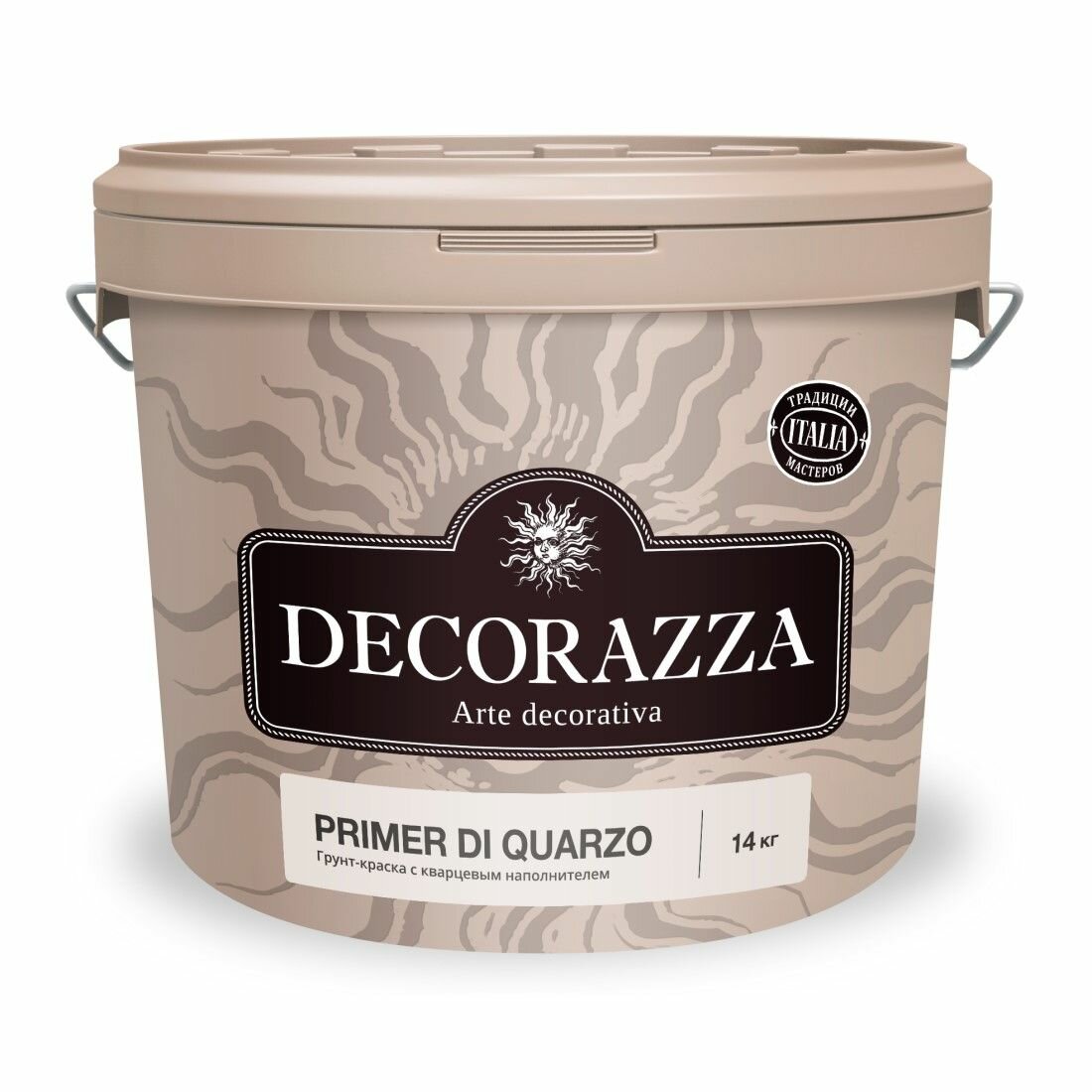 Грунт-краска с кварцевым наполнителем Decorazza Primer Di Quarzo (14кг) белая