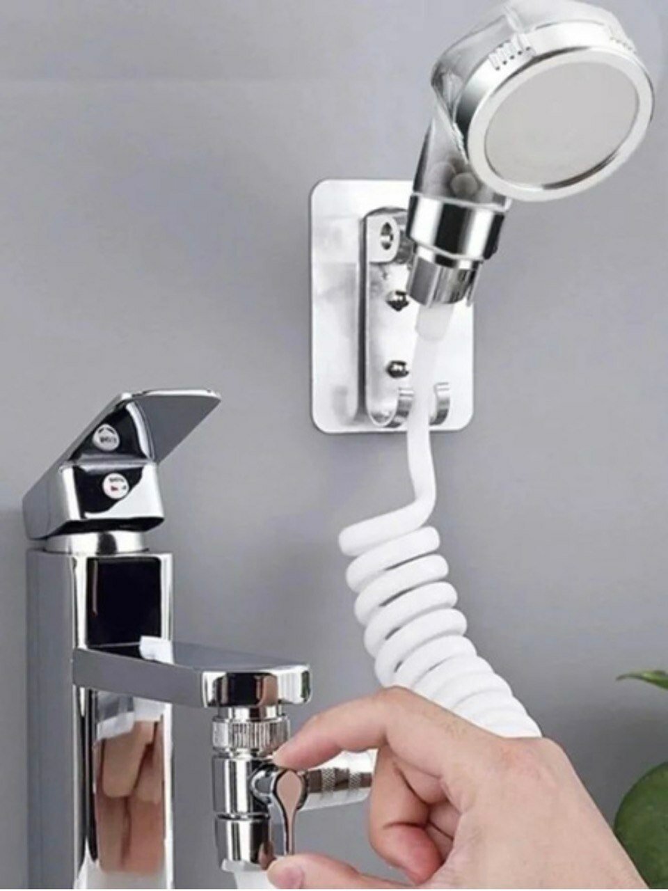 Насадка на кран с душем, ручной душ на кран с гибким шлангом