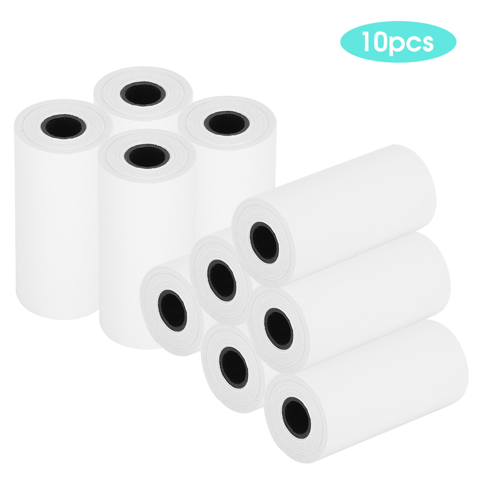 Бумага для принтера, канцелярские принадлежности, материалы для творчества, инструмент для студентов для портативной термопечати камеры, длина 6 метров, ширина 5,5 см, 10 рулонов