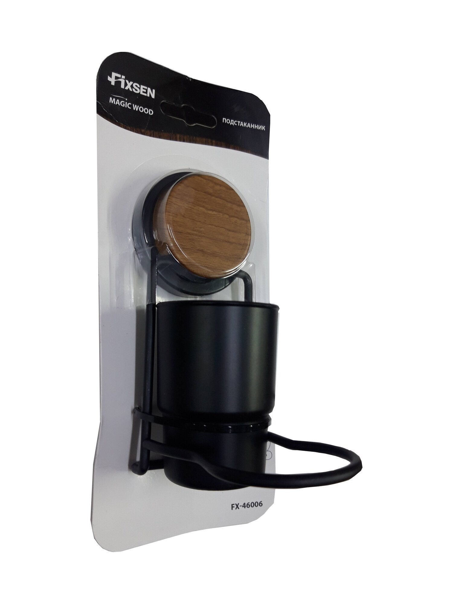 Стакан для зубных щеток и пасты Fixsen Magic Wood FX-46006 одинарный