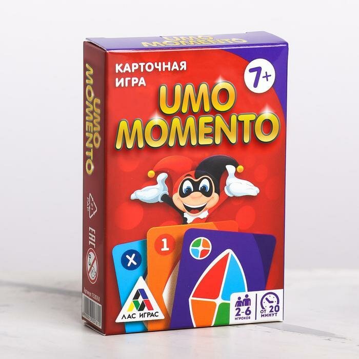Настольная игра Лас Играс "UMO Momento", 70 карт (1320761)