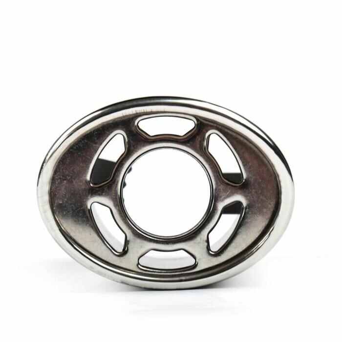 Насадка на глушитель КНР Скошенная, металл, 140х60 мм