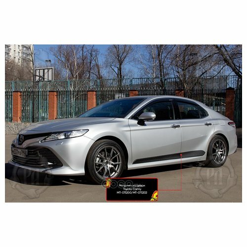 Молдинги на двери (4 шт) Toyota Camry XV70 2017- Русская Артель MT075202