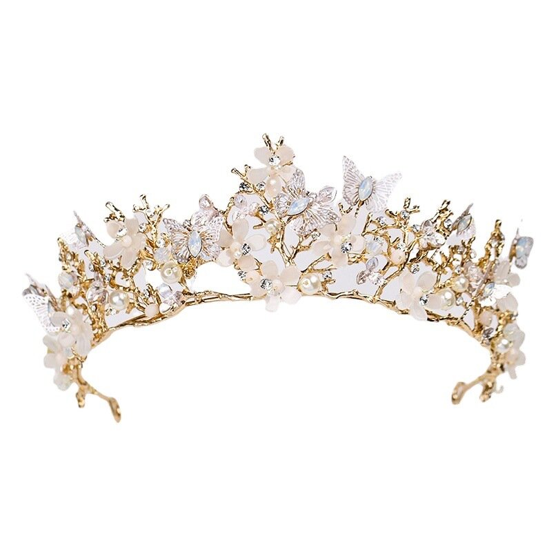 Корона Туанмин "Барочная", головной убор, золотой цвет