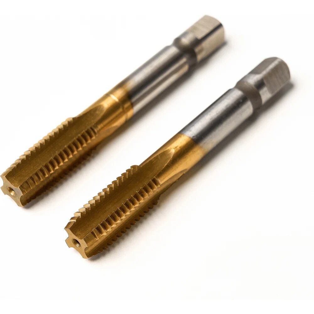 Метчик м/р Advancetool М20x2,50 (комп 2шт) HSS6542 (Р6М5) c TiN покрытием 6h ГОСТ 3266-81 ADT-М2025ГТКТ