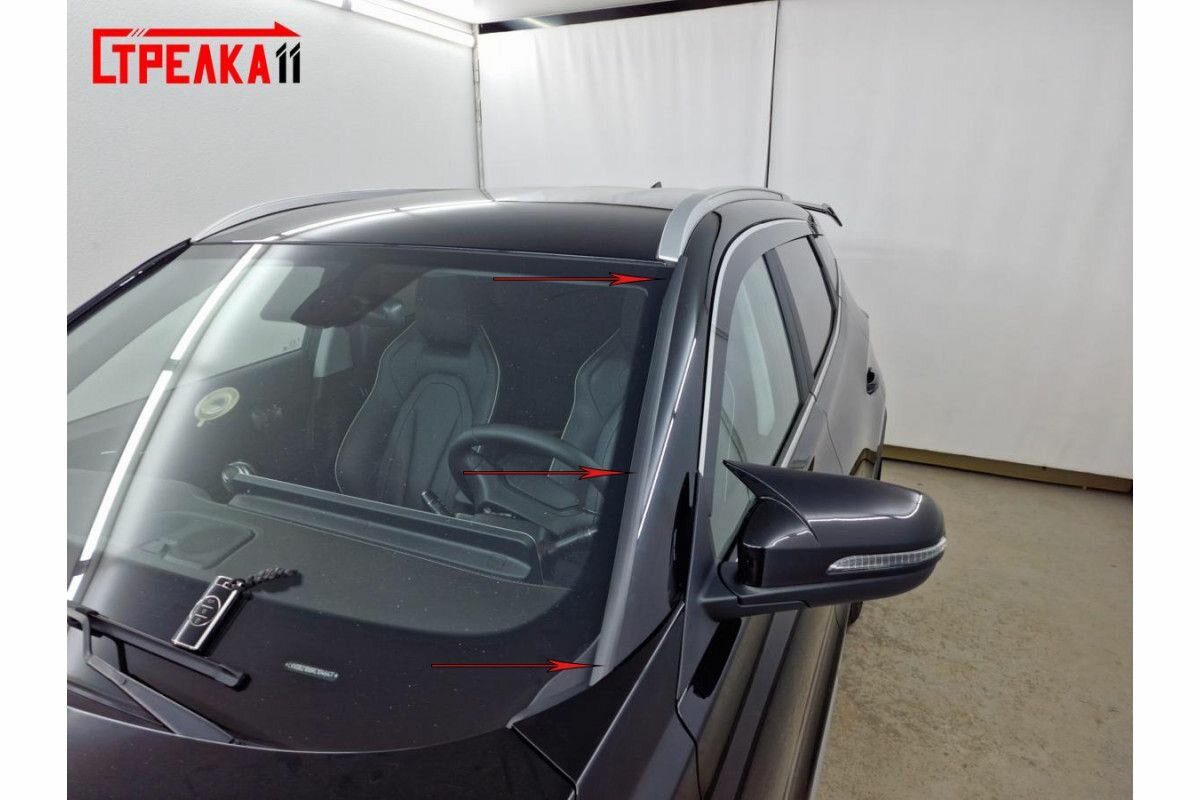 CHERY TIGGO 4 2024-н. в. -Дефлектор (водосток) лобового стекла