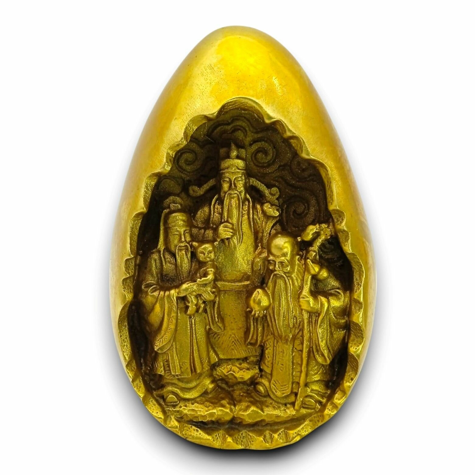 Бронзовая статуэтка Три звёздных старца/ 0.82 кг 13.5 см