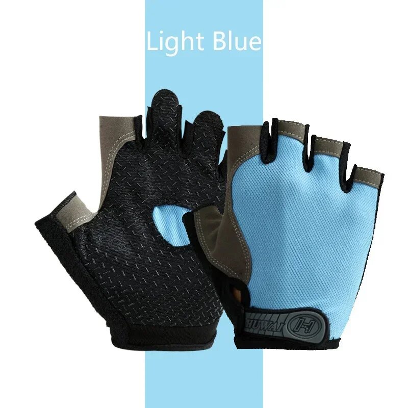 Велосипедные перчатки Light Blue M