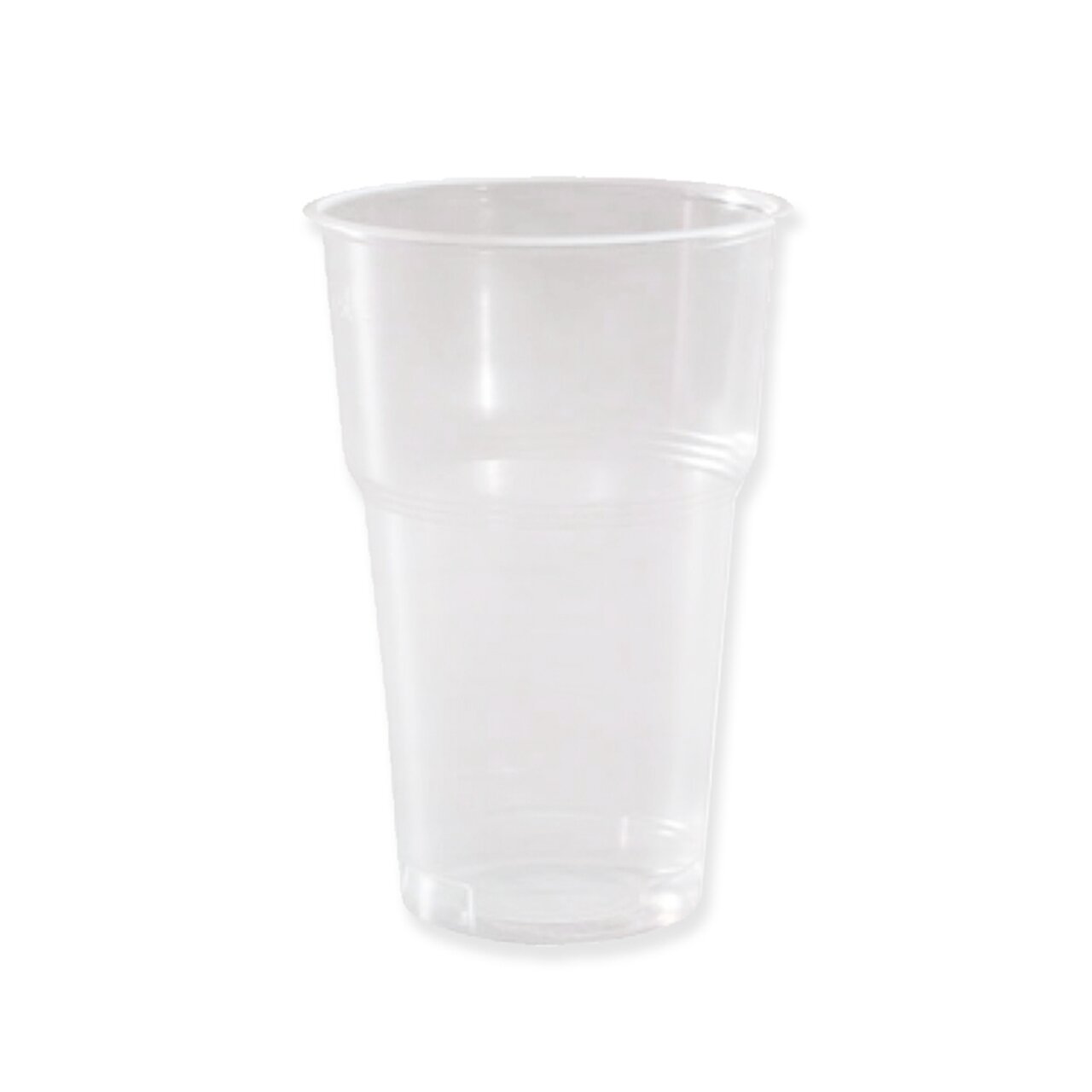 Стаканы пластиковые одноразовые 500 мл набор 6 шт прозрачные для праздничных напитков