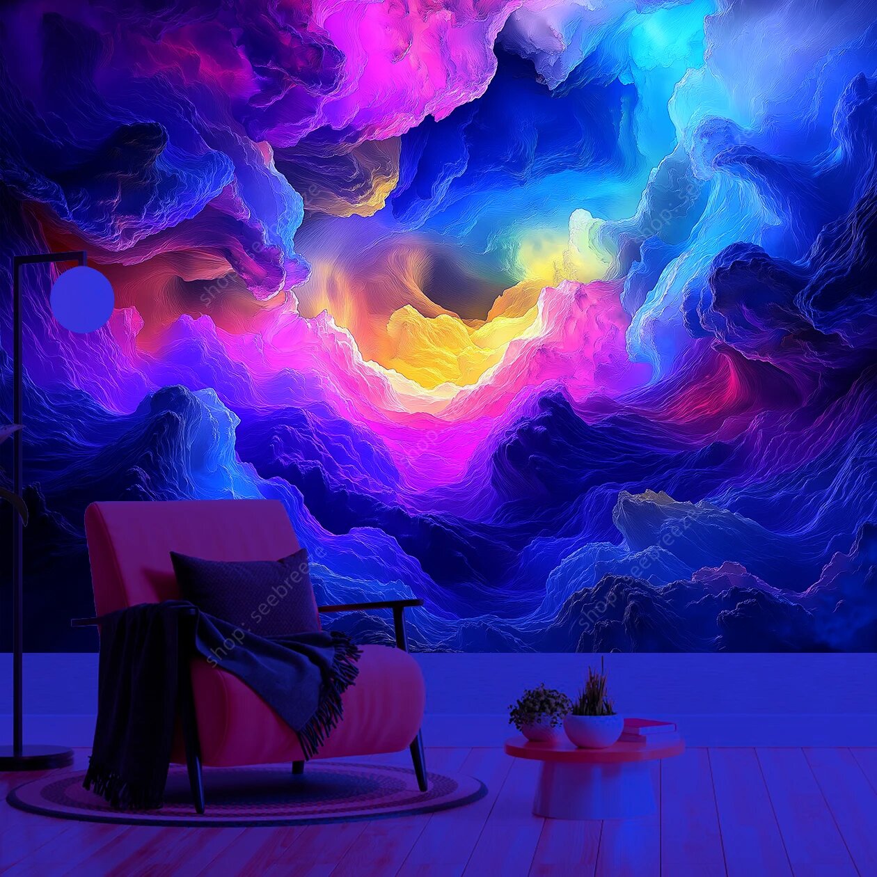 Гобелен "Космическая галактика", 150x200cm, WF12044