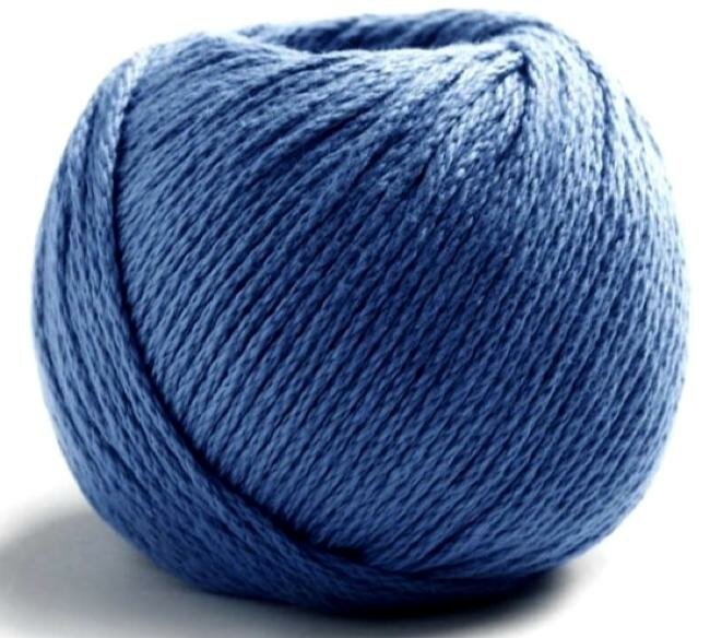 Ica /Ика/ пряжа Lamana, 100% пима хлопок, 50г/80м (12, jeans (джинсовый), синий)